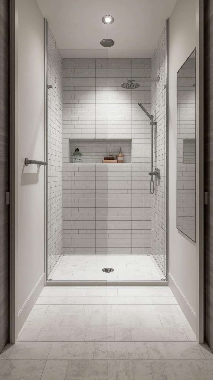 10 Walk In Shower With Wall No Door Ideas